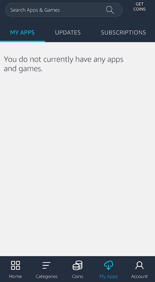 App not appearing in My Apps