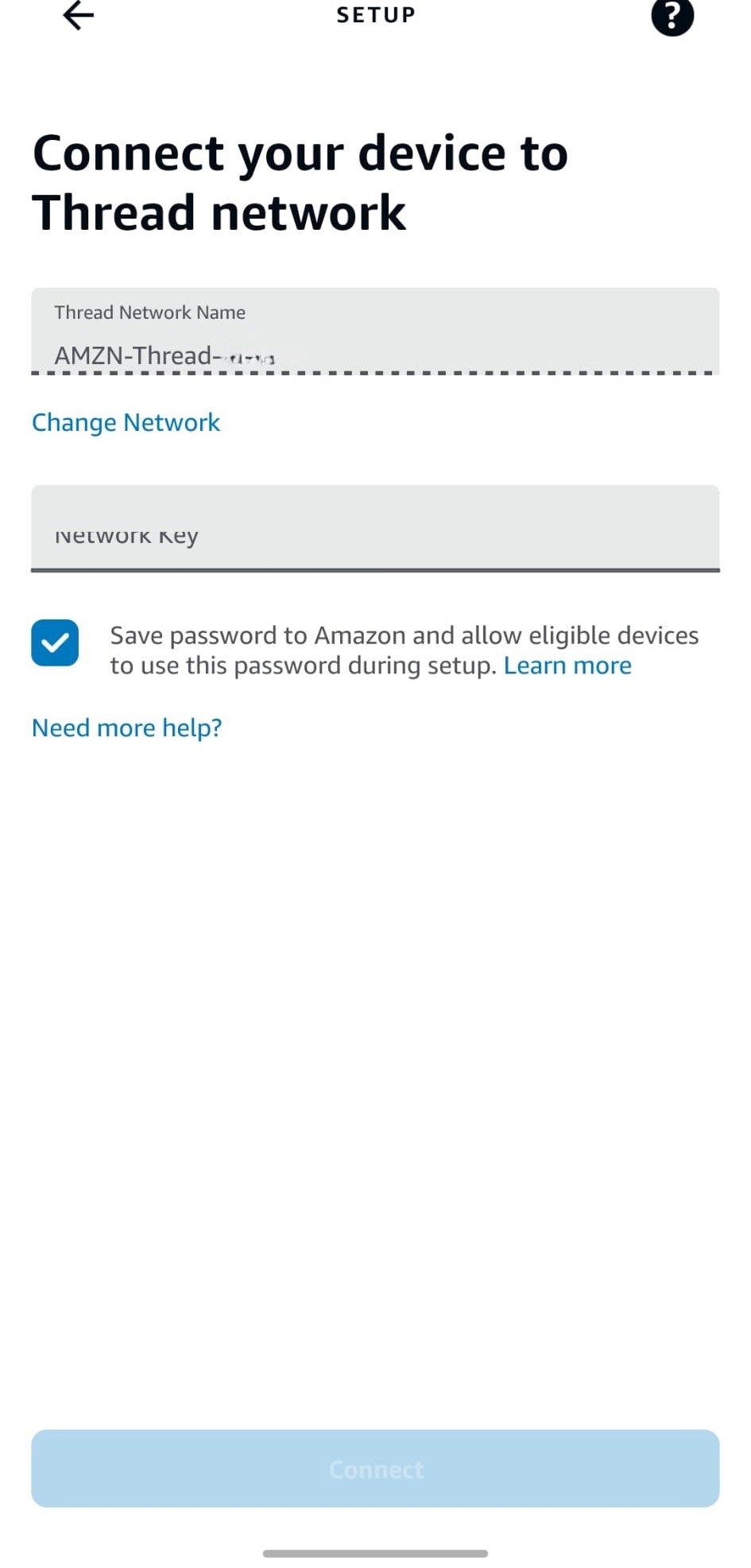 Reset or Access Thread Network Key Echo Dot 4th Gen