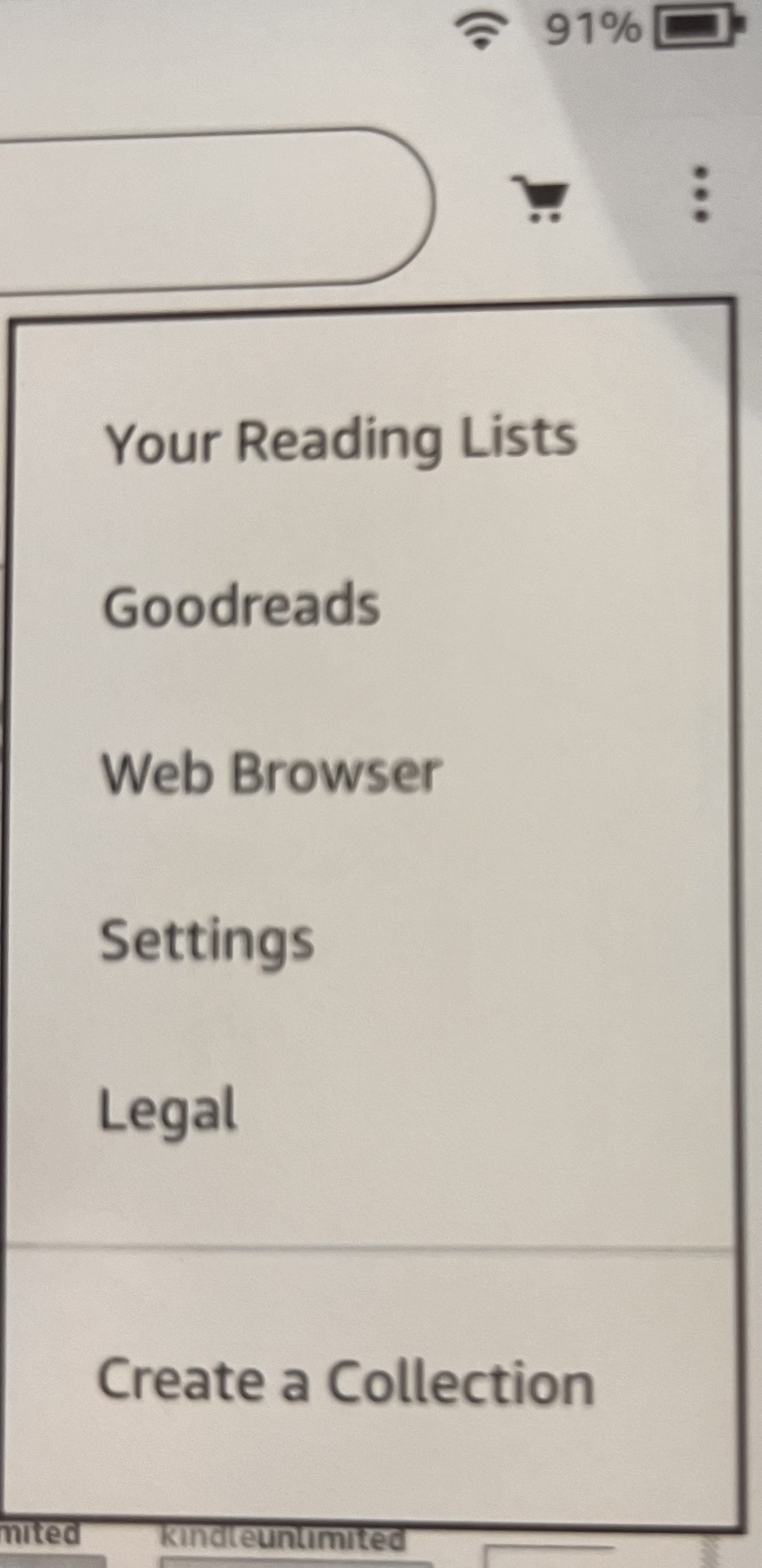 Setting up an Amazon Kids account on Kindle